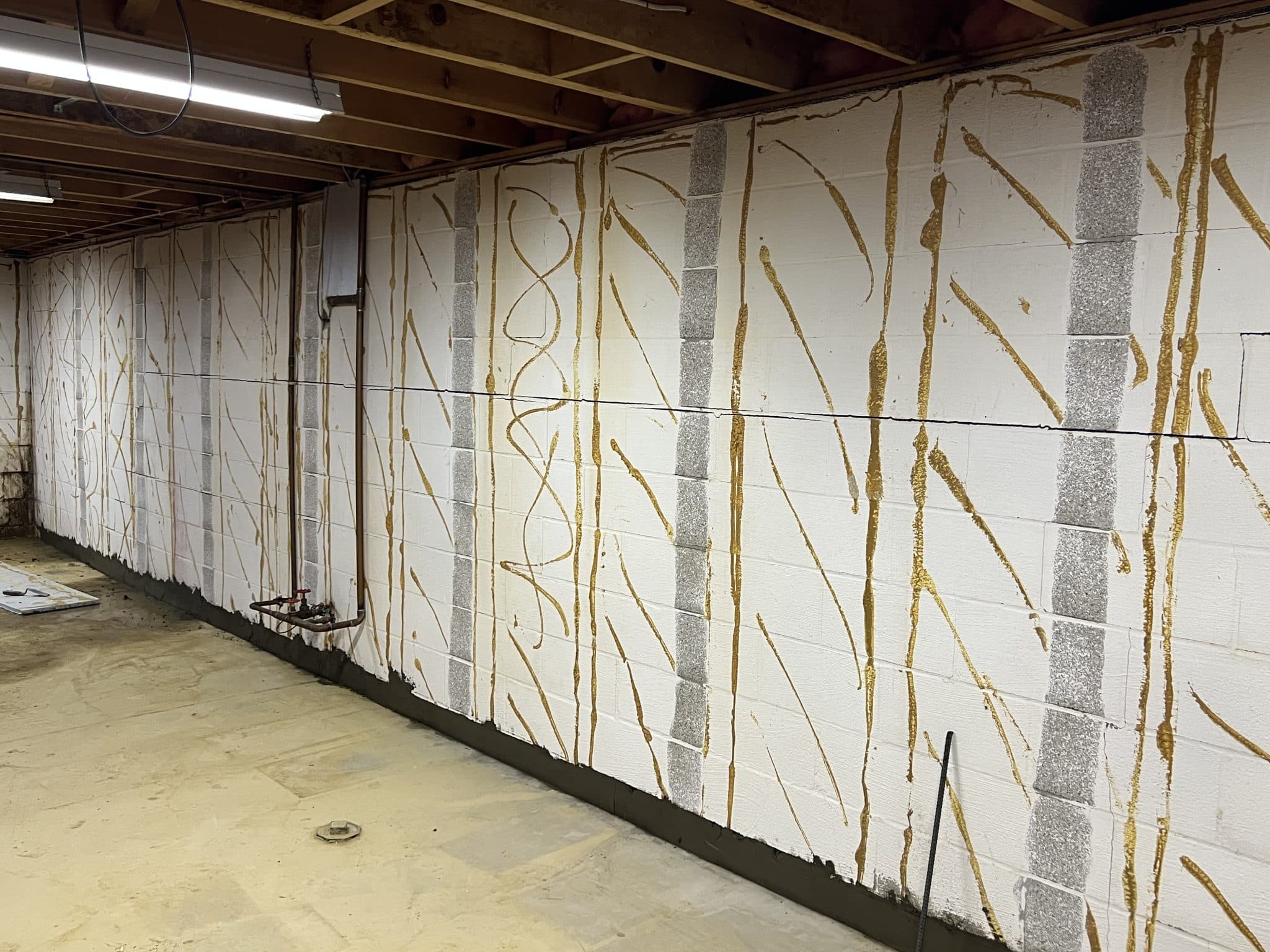 Residential Block Wall Shear - Fortress Stabilization Systems