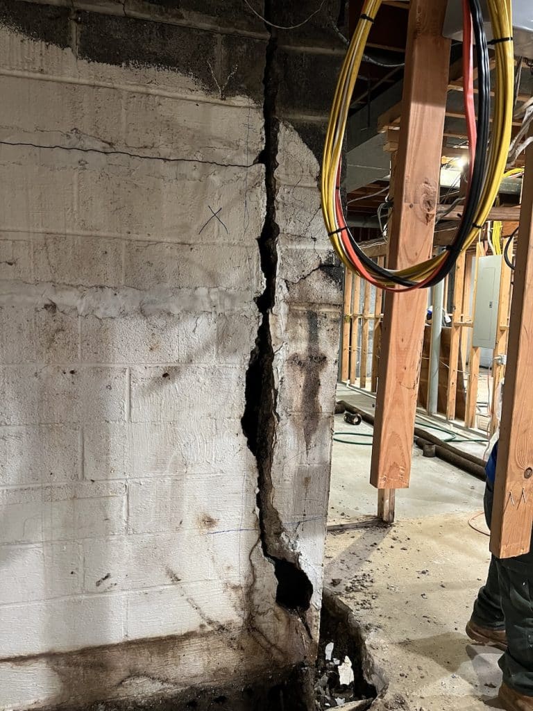 Basement Corner Repair - Fortress Stabilization Systems